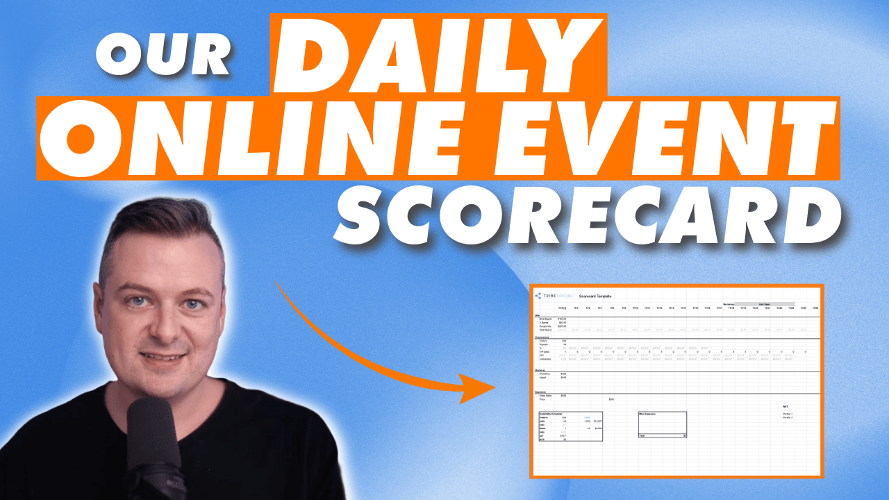 Free Resource: Single Page Scorecard for Online Events